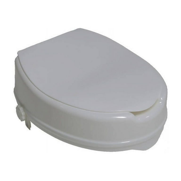 4 inch toilet seat riser with lid store