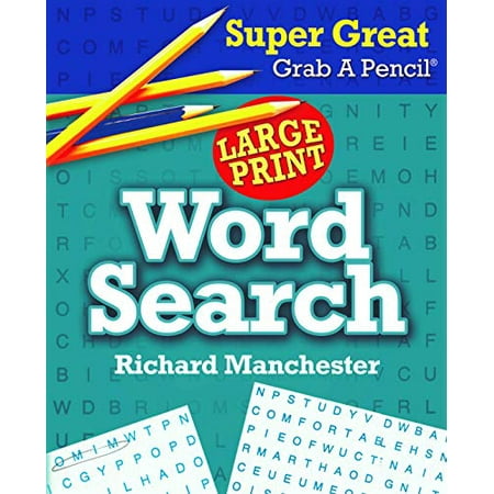 Super Great Grab A Pencil Large Print Word Search | Walmart Canada