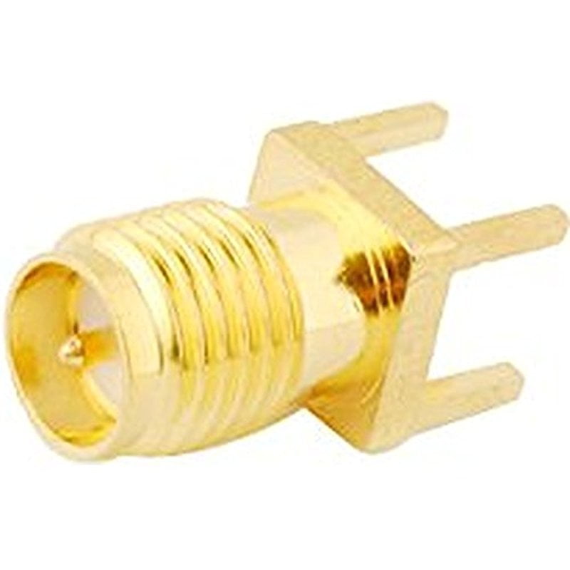 Reverse Polarity SMA Jack with Male Center Pin in RF Connector for PCB ...