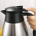 SSAWcasa 68oz Insulated Coffee Carafe, Stainless Steel, Hot & Cold ...
