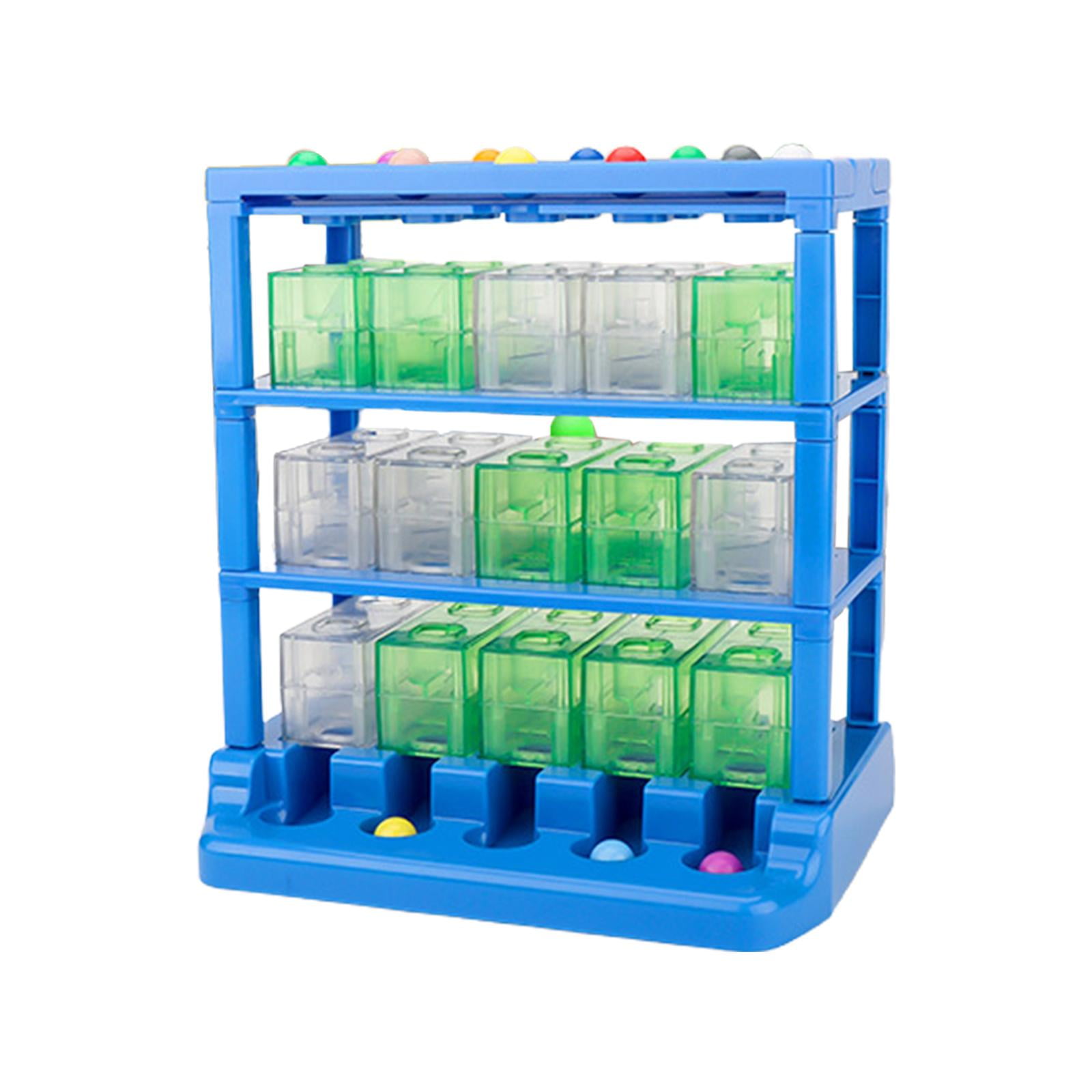 Juego de laberinto que cae, bola divertida, con varios obstáculos ...