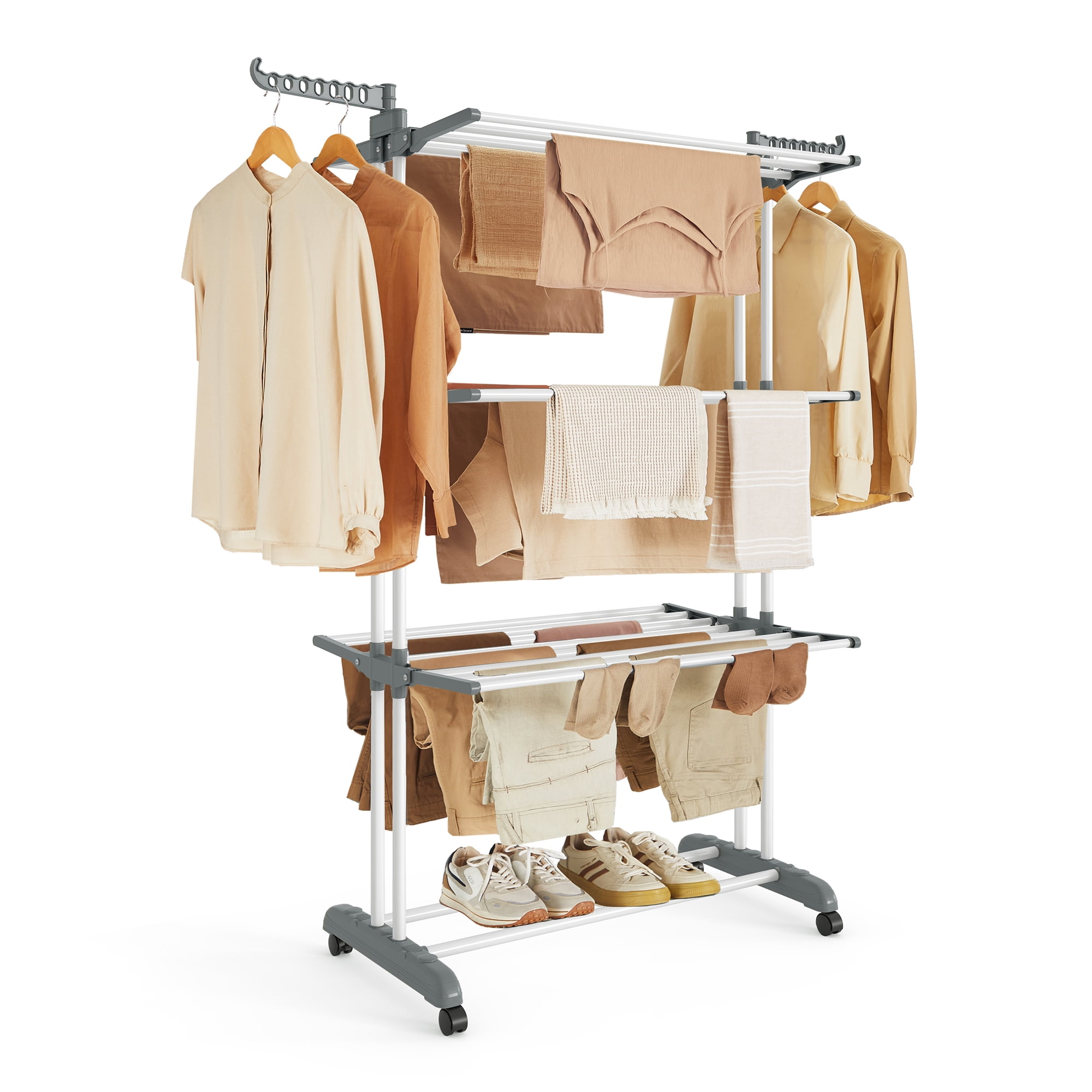 Click here for Songmics Clothes Drying Rack Stand 4-Tier  Foldabl... prices