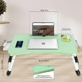 Multi-Function Laptop Bed Table with Storage Drawer and Cup Holder, Lap ...