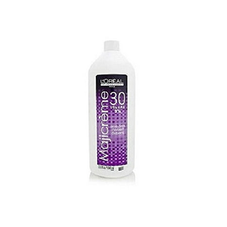 L'Oreal Paris Professional Majicreme 30-Volume Developer, 9%, 33.8oz ...