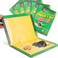 Deago Large Mouse Glue Traps with Enhanced Stickiness Snake Rat Mouse ...