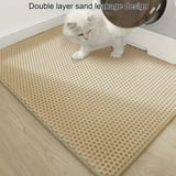 Extra Large Cat Litter Mat Double Layer Cat Litter Trapping Mat Non ...