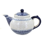 Blue Rose Polish Pottery Prairie Garden Teapot - Walmart.com