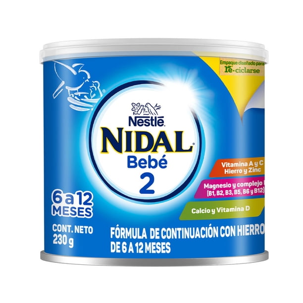 Nidal 2 Formula Infantil Lata de 230g | Walmart en línea