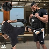 "RDX TKD Chest Guard MMA Body Protector – Reversible Black/White Rib ...
