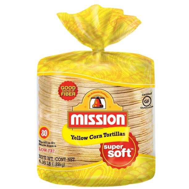 Mission Yellow Corn Tortillas, 80 Count - Walmart.com
