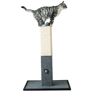 "Cat Craft 42"" Bobcat Scratcher with Dura Carpet, Sisal, Particle ...