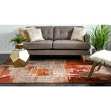 Unique Loom Indoor Rectangular Distressed Modern Area Rugs , 2' 0 x 3 ...