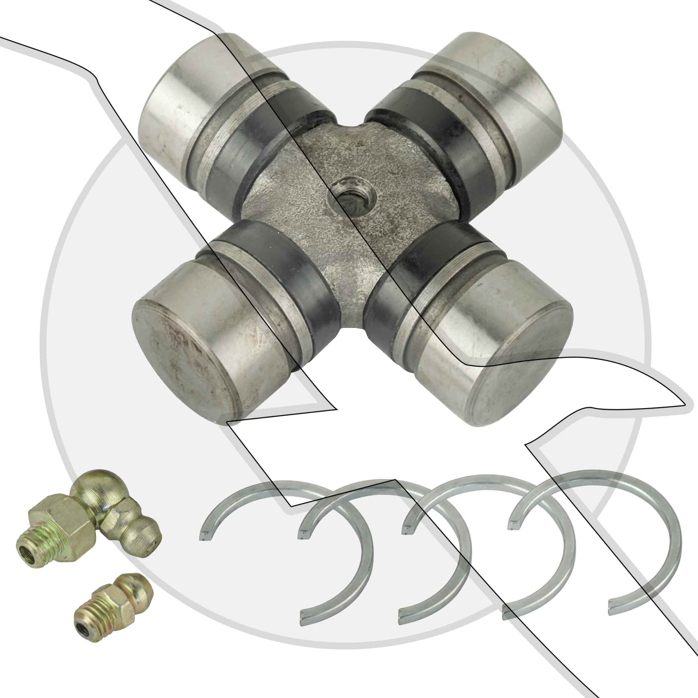 Upper Unit U-Joint Cross Bearing Assembly Mercruiser Alpha One Gen 1 ...