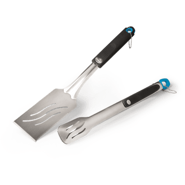 Weber Original Portable 2-Piece Stainless Steel Tool Set - Walmart.com