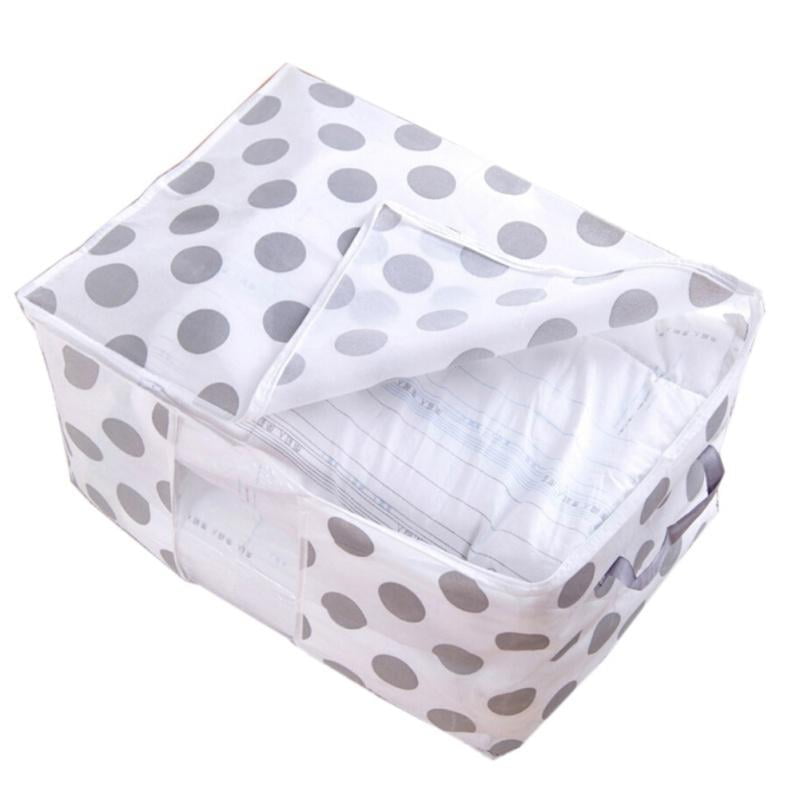 Foldable Storage Spot Bag Organizer Clothing Blanket Quilt Closet Cabin ...