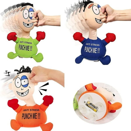 HEIBIN Funny Screaming Doll, Interactive Toys With Sound Desktop ...