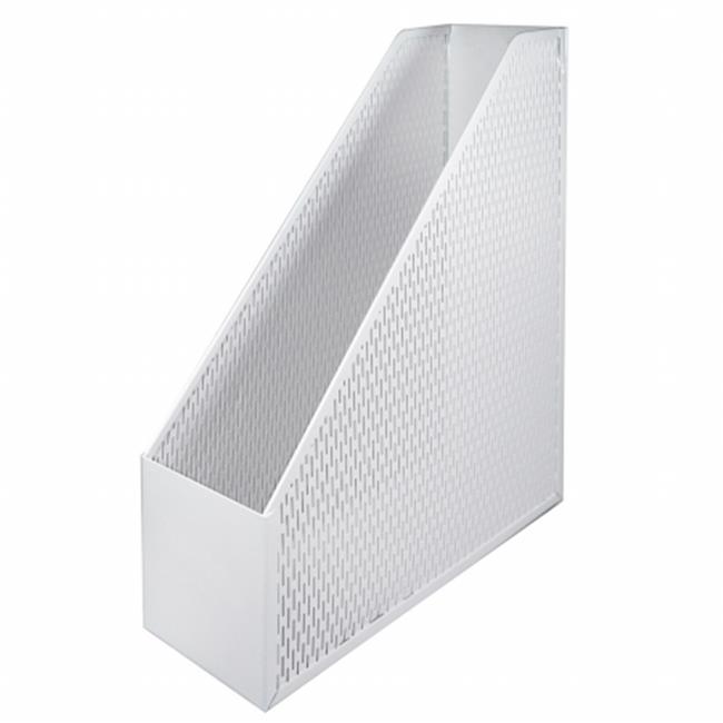 Artistic ART20004WH Urban Collection Punched Metal Magazine File, White ...