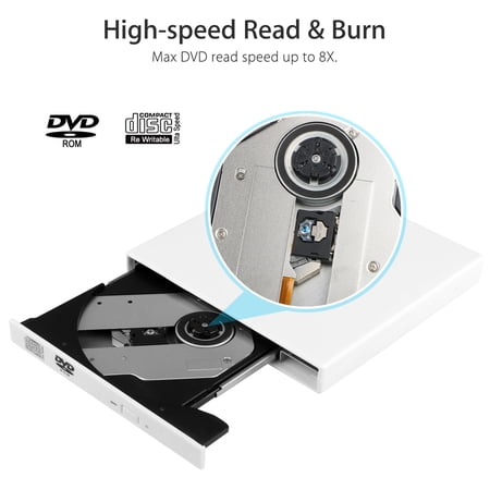 USB3.0 External DVD ROM Drive CD-RW CD-ROM Burner Drive | Walmart Canada