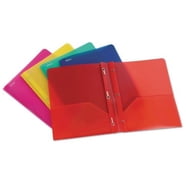 Oxford Poly Divide It Up 4 Pocket Folder, Assorted Twisted Colors ...