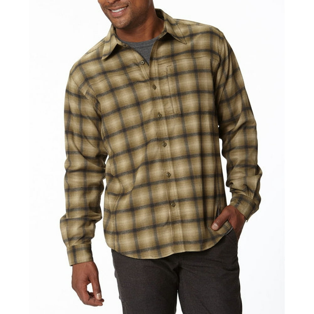 Royal Robbins Royal Robbins Mens Bryant Long Sleeve Shirt Fatigue