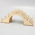 Wooden Ramp Bridge Toy Car Ramp Diy Graffiti Wooden Arch Bridge ...
