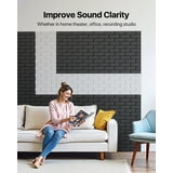 Soundsbay, Acoustic Wall Panels, 12 pack, 12" x 12" x 0.4" - Walmart.com