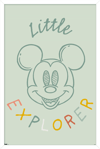 Disney Mickey Mouse - Little Explorer Wall Poster, 14.725" x 22.375 ...