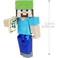 Minecraft 3.25-inch Craft-A-Block Figures, Authentic Pixelated Design ...