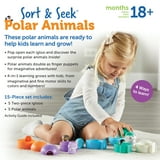 Learning Resources Sort & Seek Polar Animals - 15 Pieces, Toddler ...