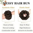 Messy Bun Hair Piece Curly Fake Hair Bun Scrunchies Extensions ...