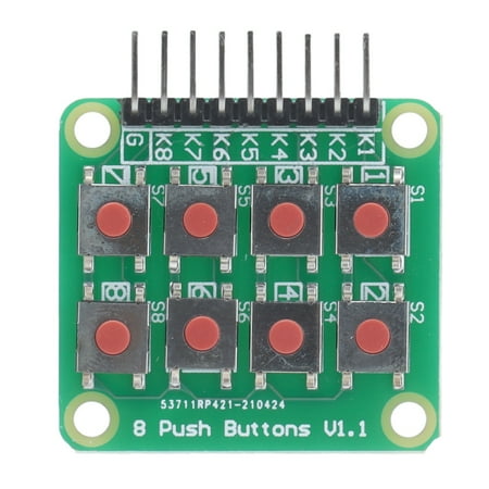 Spptty Matrix Button Module,Button Key Module Keypad Board 2x4 Matrix 8 ...
