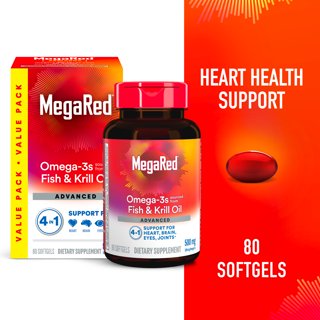 MegaRed Advanced Total Body + Refresh Omega-3 Blend Softgels,(65 count ...