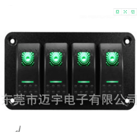 Rocker Switch Panel Marine Rocker Switch Rv Rocker Switch 4 Gang Rocker ...