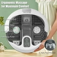 Costway Water Heated Foot Spa Bath Massager With Sauna Care Heating