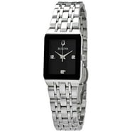 Bulova Women's Classic Stainless Steel Case and Bracelet Blue Accents ...