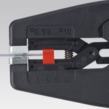 KNIPEX Tools 12 42 195, MultiStrip 10 Universal Insulation Stripper AWG ...