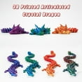 3d Printed Dragon In Egg Articulated Crystal Dragon Egg Surprise Fidget Toy Home Office