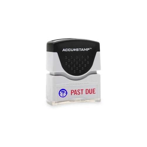 Bulk Buys Cosco AccuStamp 2 Color Pre-Inked PAST DUE Stamp - Case of 12 ...