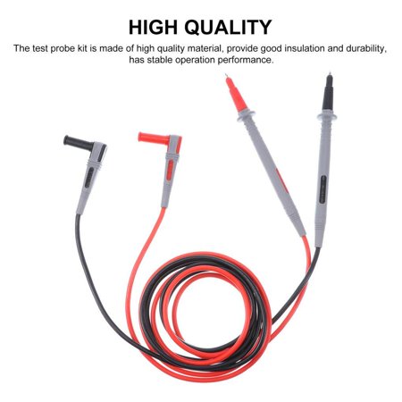 P1505 1.5m Dual-Layer Silicone Multimeter Probes Set Universal 1000V ...