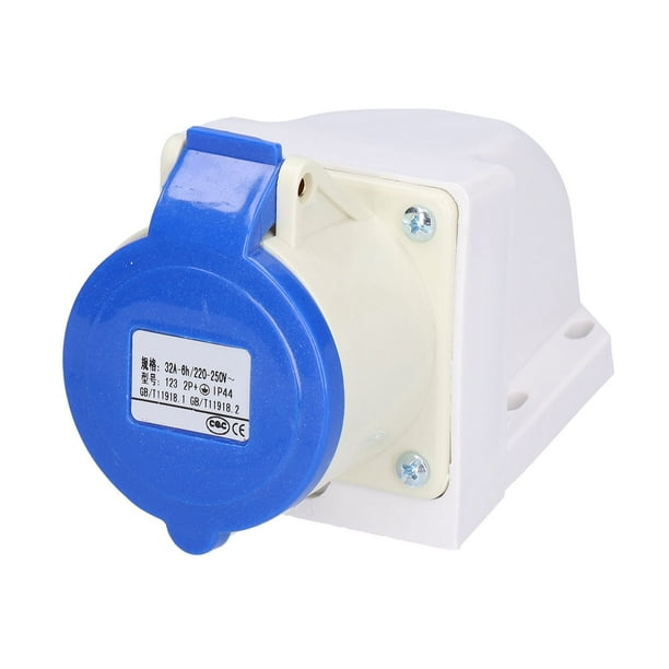 Surface Mounted Socket,2Pcs Industrial Connector Socket Pin Circular ...