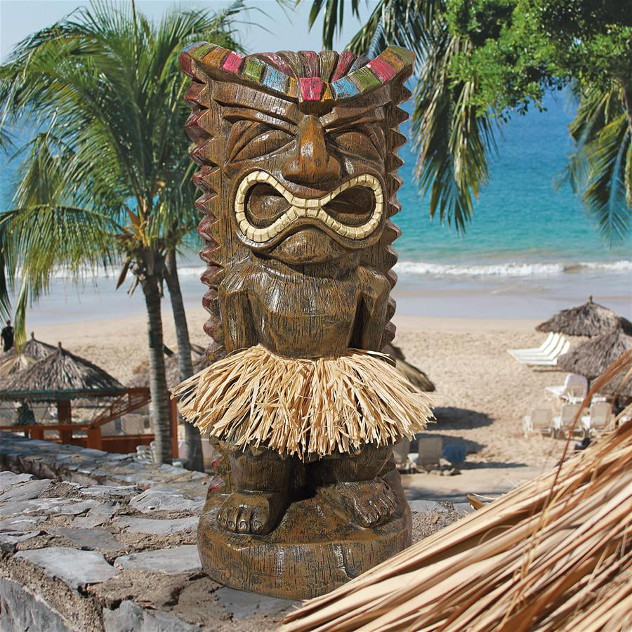 Design Toscano Pau Hana Hawaiian Tiki Totem Statue - Walmart.com