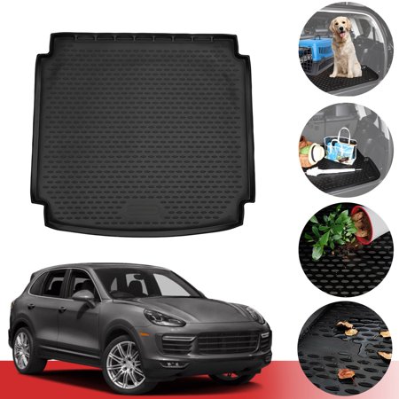 Cargo Liner For Porsche Cayenne 2019-2022 Rear Trunk Floor Mat 3D Boot ...