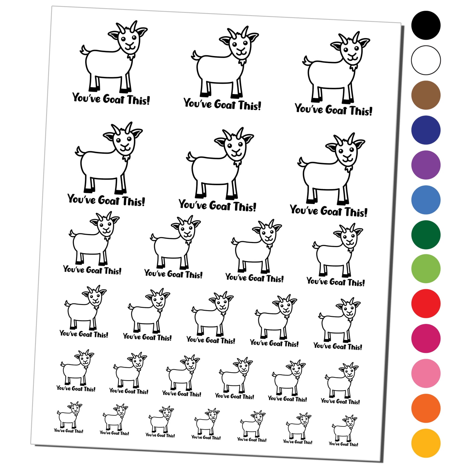 You've Goat Got This Teacher School Recognition Encouragement Water ...