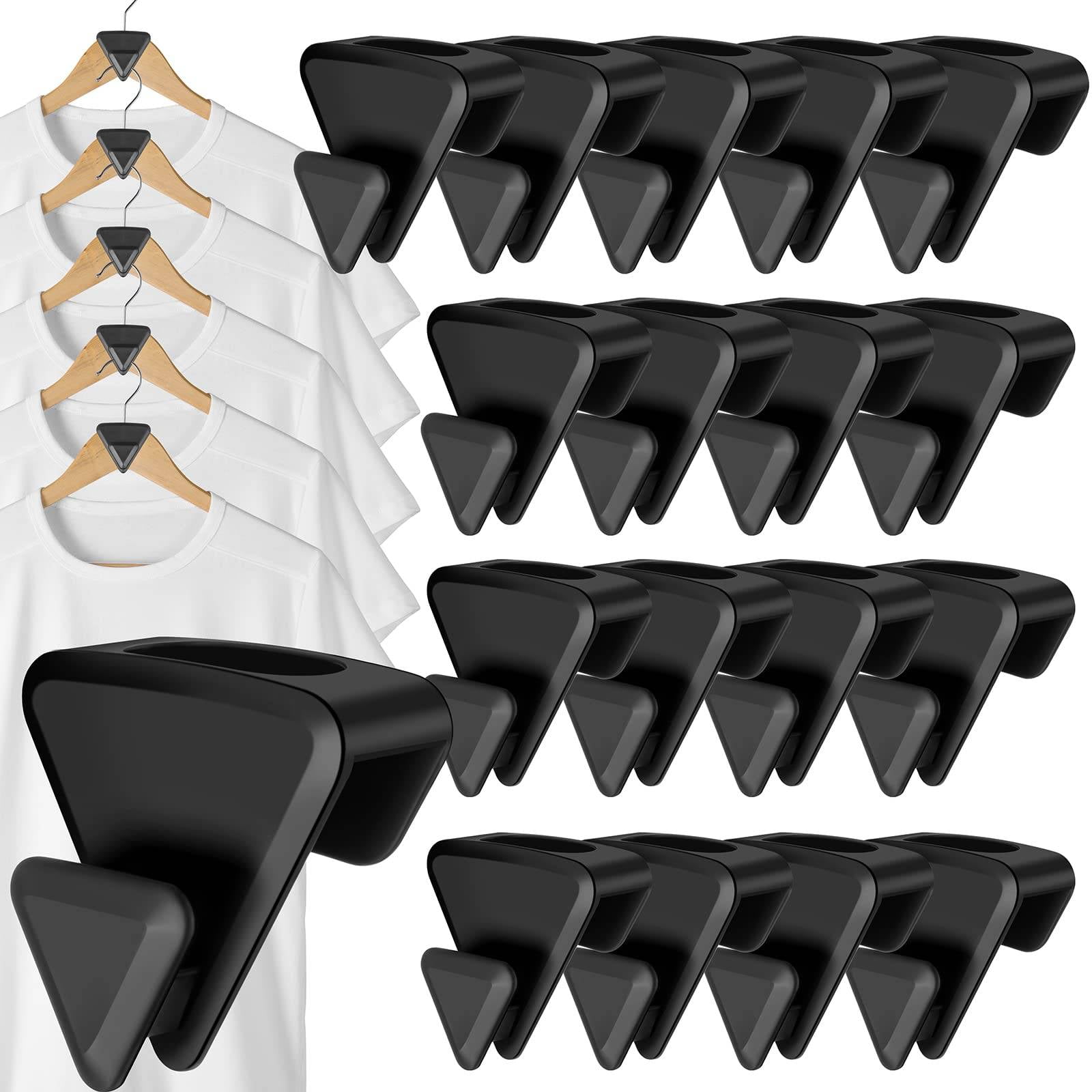 iMucci 18 Pcs Clothes Hangers Space Saving Closet Organizers and ...