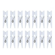 120 Pc Mini Craft Clothespins Wood 1" Small Arts Multi Color Clothes ...