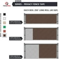 Fenpro Chain Link Fence Privacy Tape, UV Resistant, Hardware Included ...