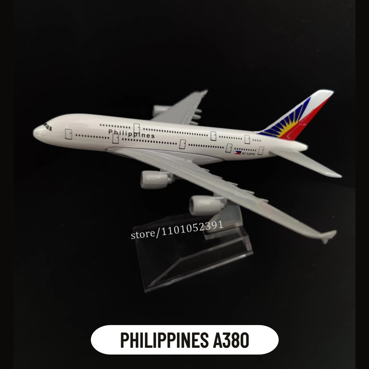 Réplica de avión de Metal a escala 1:400, 15cm, Thai, Singapore ...