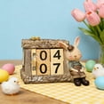 Easter Tabletop Calendar Reused Calendar Desktop Decoration Combination ...