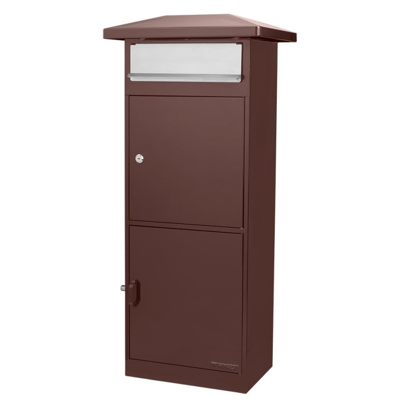 Winbest Steel Freestanding Floor Lockable Drop Slot Mail Box with ...