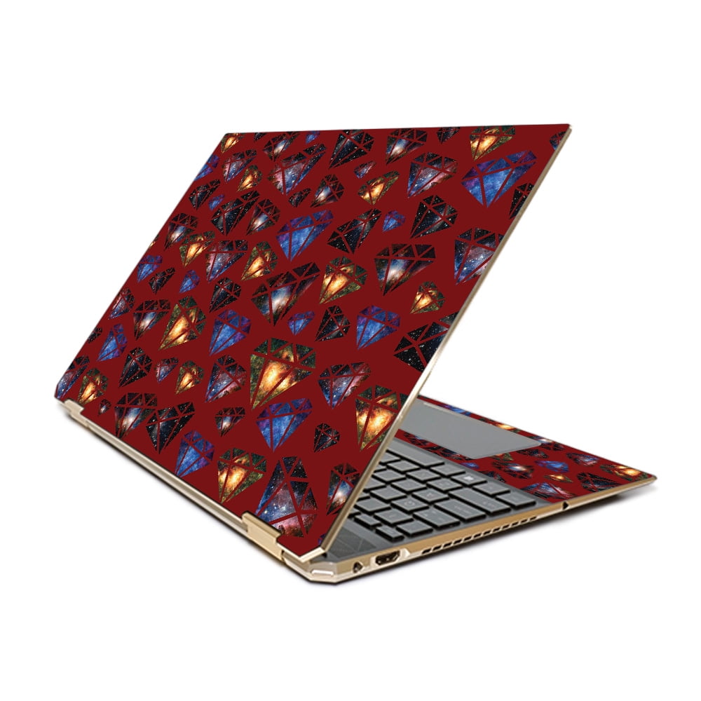 Skin Decal Wrap Compatible With HP Spectre x360 15.6" Gem-Cut (2019 ...